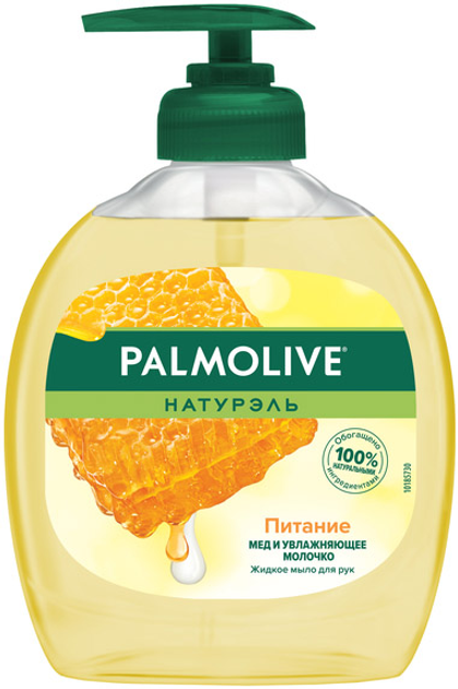 Жидкое мыло Palmolive Натурэль Питание с медом и увлажняющим молочком ...