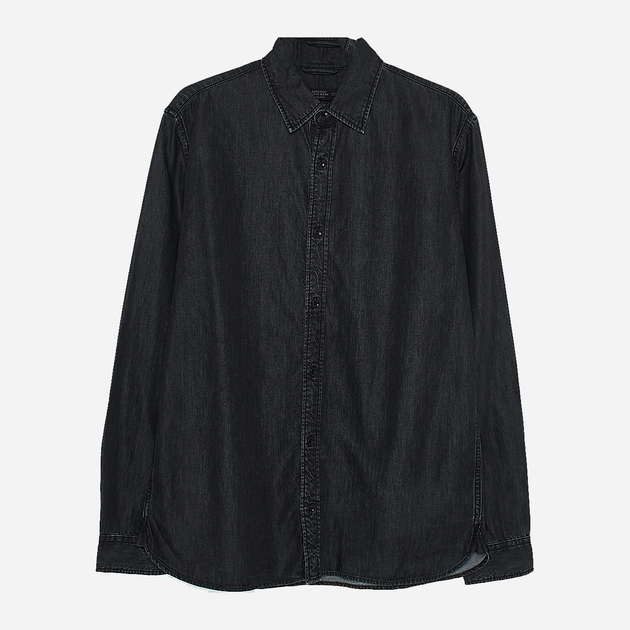 Рубашка джинсовая мужская Jack & Jones XAZ407230AJHO L Светло-черная ...
