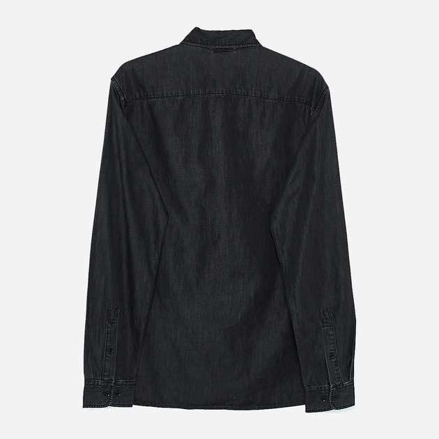 Рубашка джинсовая мужская Jack & Jones XAZ407230AJHO L Светло-черная ...