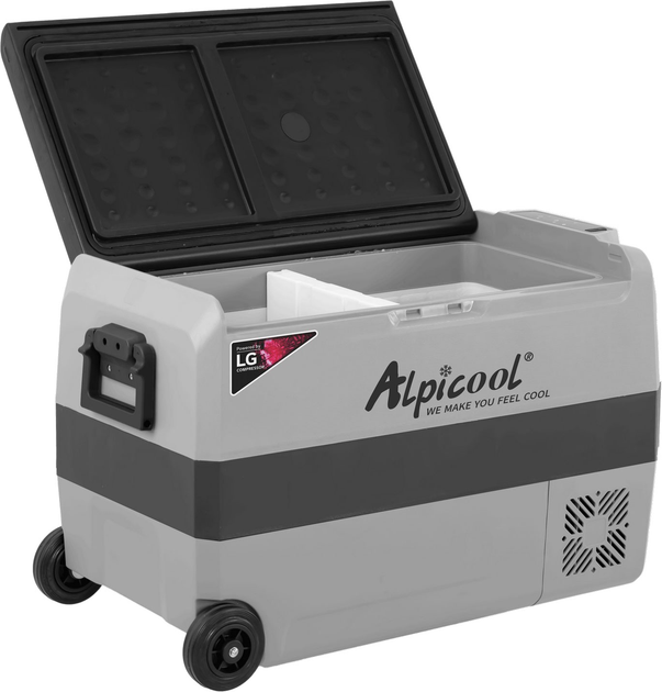 Компрессорный автохолодильник Alpicool T50 LG двухкамерный 50 л с ...