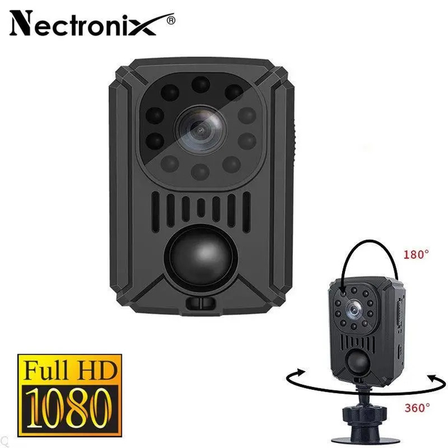 Мини камера с датчиком движения Nectronix MD31, Full HD 1080P, SD до ...