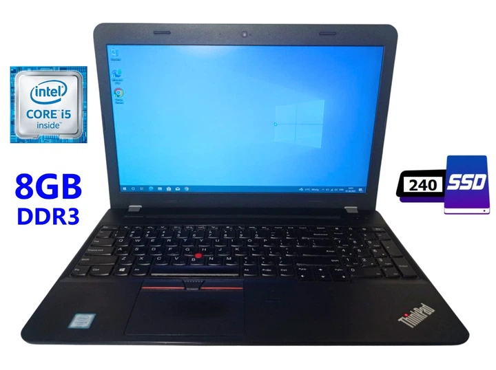 Ноутбук lenovo ThinkPad E560 15.6 Core i5-6200U 2.8ГГц 8/256 SSD б/у – фото, отзывы ...
