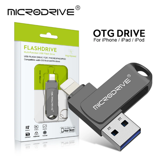 Флешка для айфона та комп'ютера Microdrive на 64 GB USB 3.0 для Iphone ...
