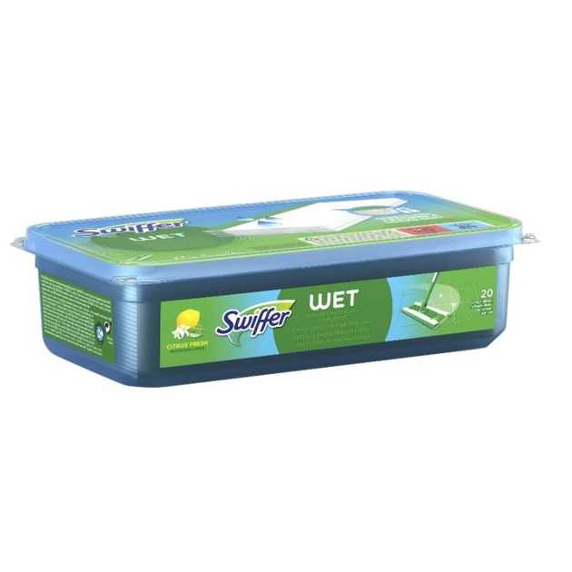 Влажные салфетки для швабры Swiffer Wet 20 шт (8006540308288) – в ...