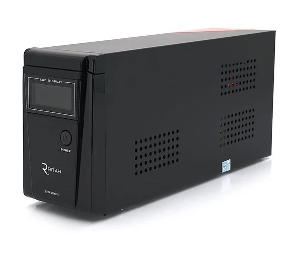 Бесперебойник чистый правильный синус для котла насоса Ritar RTSW-600ND12 LCD 360 Вт внешний ...