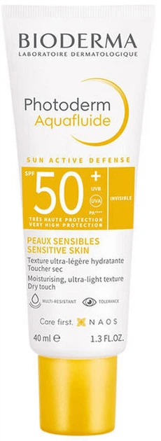 Солнцезащитный крем Bioderma Photoderm Max Aquafluide SPF50+ 40 мл ...