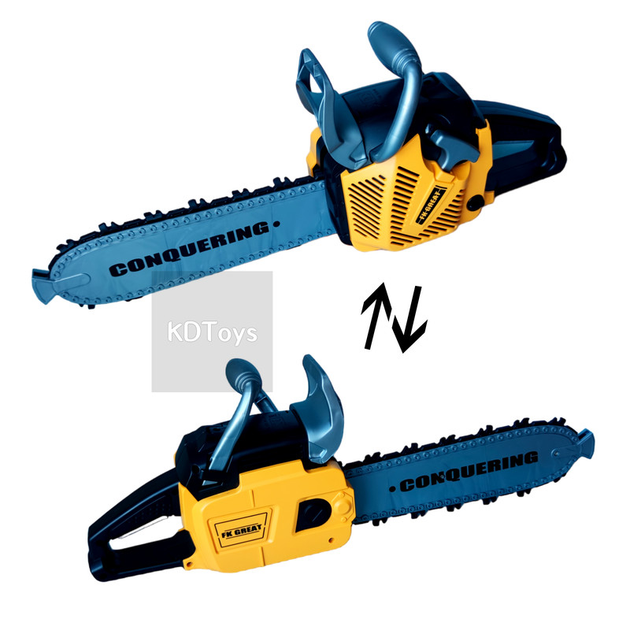Игровой набор детская Бензопила и Шуруповерт с подсветкой Power Tools ...