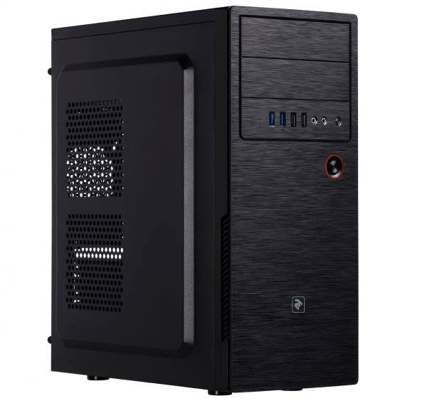 Корпус 2e alfa (e1802), Black, без бп, Mid Tower, для atx / Micro atx ...