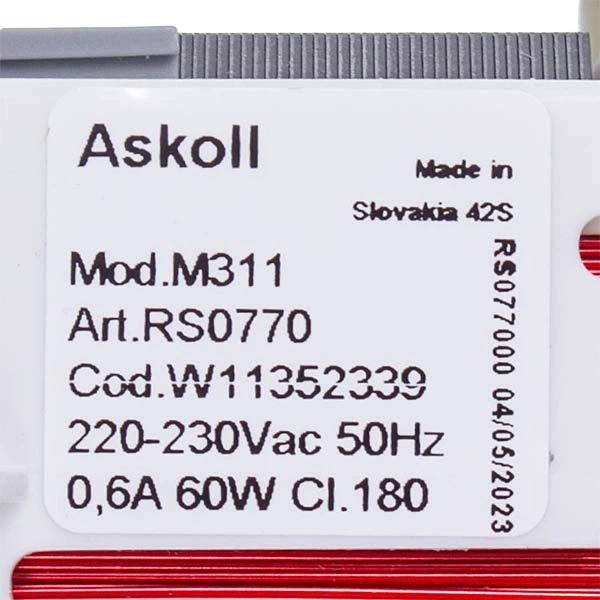 Двигатель циркуляционной помпы для посудомоечной машины Indesit ...