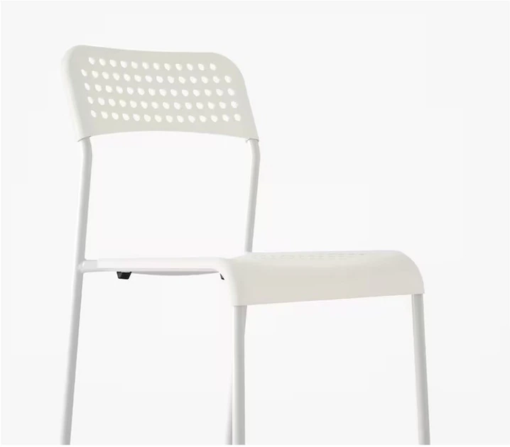 Стул для кухни и гостиной IKEA ADDE Белый (10219178) – фото, отзывы ...