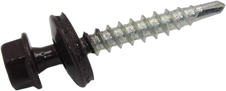 Саморез 4,8х35 для кровли RAL8017 М Steelfix 250 шт (010135) – фото ...