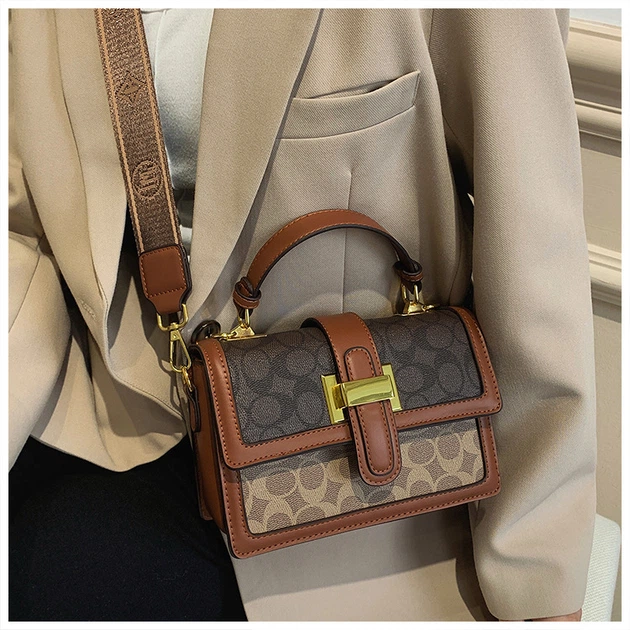 Жіноча сумка елегантна фірмова через плече з чорним відтінком 21 х 10 х 13 см 57 (338456) от ...