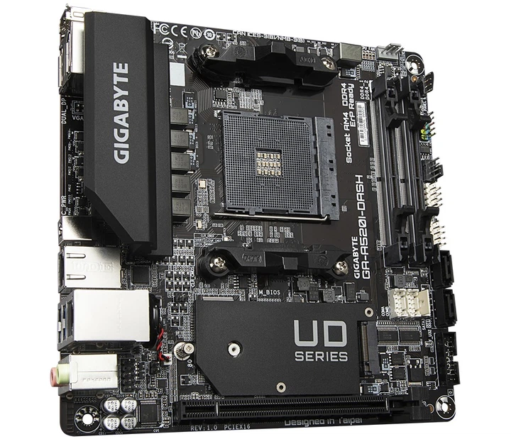 Материнская плата Gigabyte GA-A520I-DASH rev. 1.0 mini-ITX (AMD A520 ...