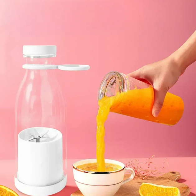 Портативный блендер бутылка для смузи FRESH JUICE Белый – фото, отзывы ...