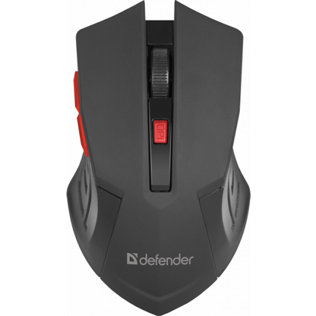 Мышка Defender Accura MM-275 беспроводная 6кн 1600 dpi красный – фото ...