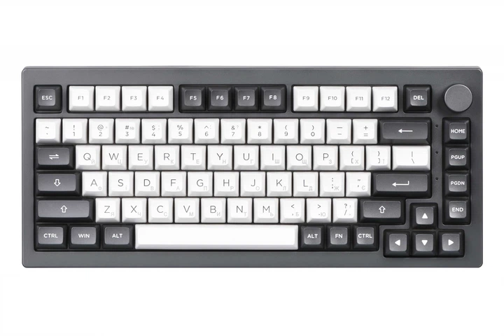 Механічна клавіатура АККО 5075B Plus Dracula 75Key, CS Cream Yellow V3 ...