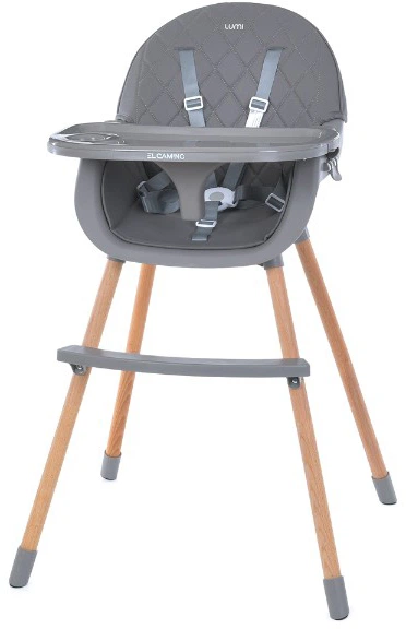 Стульчик для кормления El Camino ME 1111 LUMI grey (ME 1111 LUMI grey ...