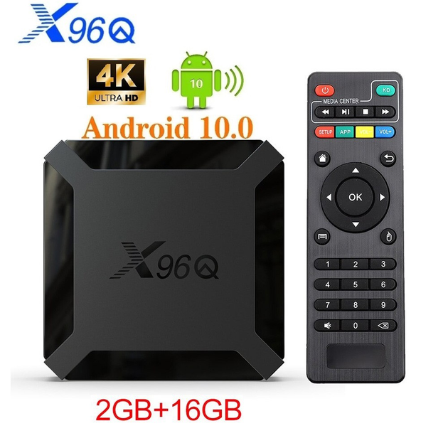 Смарт тв приставка X96Q 2ГБ/16ГБ Android 10.0 Allwinner H313 299 – фото ...