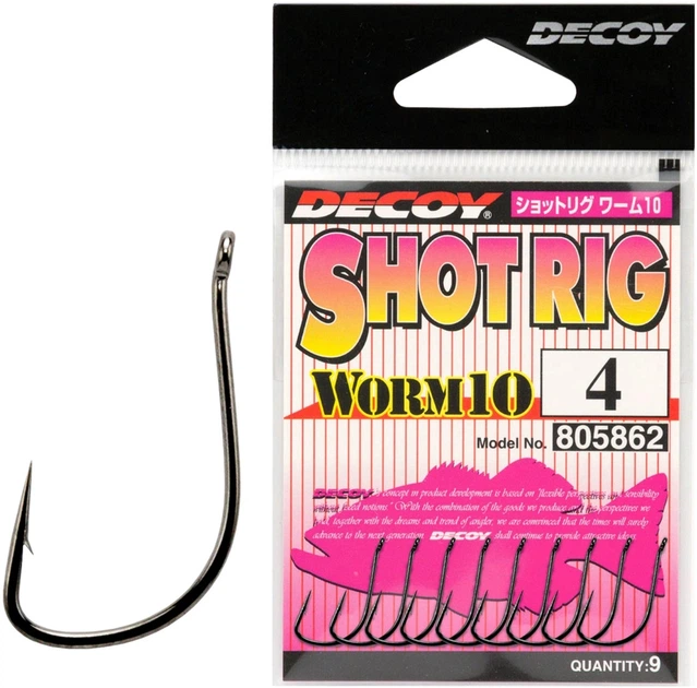 Гачок Decoy Worm10 Shot Rig #02 9 шт (15620936) – фото, відгуки ...