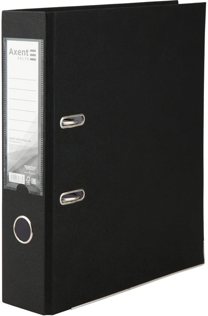 Набір папок-реєстраторів Delta by Axent А4 75 мм PP Чорних 2 шт. (D1714-01C) – фото, відгуки ...