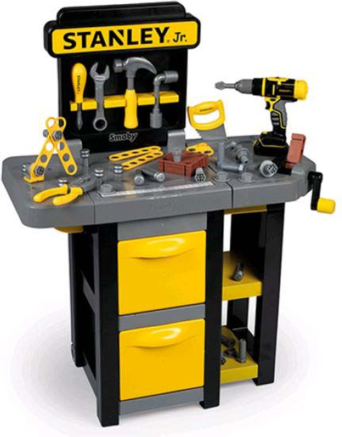 Игровой набор Smoby Toys Стэнли Мобильная мастерская с инструментами 60 ...