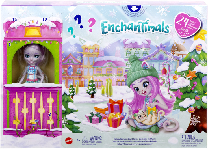 Адвент-календарь Enchantimals Время праздничных чудес (HHC21) – игрушки ...