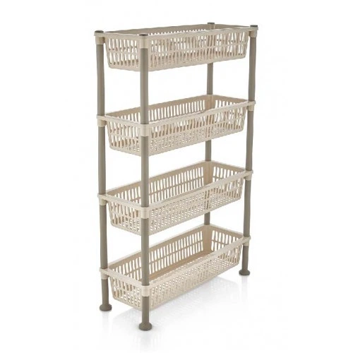 Этажерка узкая Bursev 5158 01 Бежевая – купить онлайн на ROZETKA