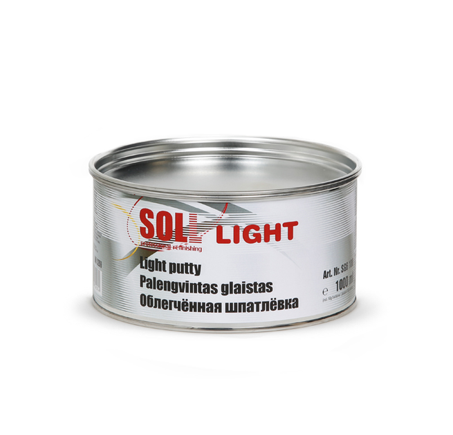 Шпаклевка универсальная 1.0 л Light (мягкая) SOLL Бежевый 000251963 ...