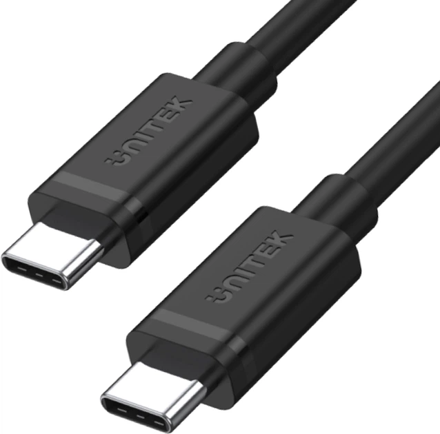 Кабель Unitek USB Type-C на USB Type-C 1 м Black (Y-C477BK) – фото ...