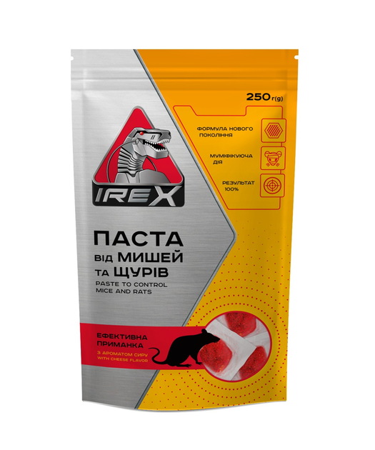 Паста от мышей и крыс IREX дой-пак 250 г – купить онлайн на ROZETKA