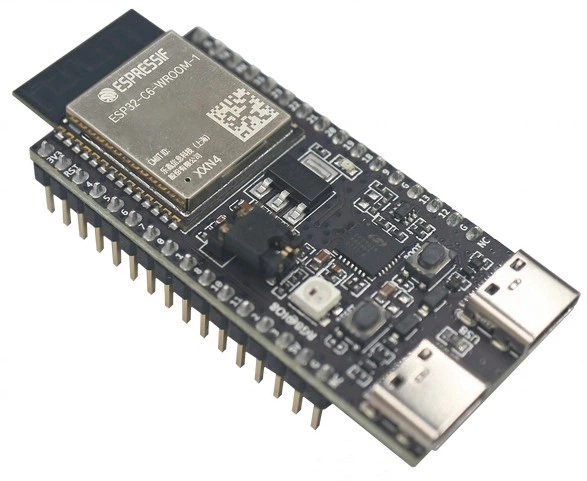Плата розробника ESP32-C6-DevKitC-1 V1.2 (WiFi, Bluetooth, Zigbee ...