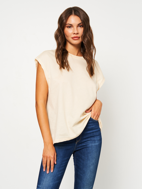 Футболка женская H&M 0979066 S Светло-желтая (7000000001126) – в ...