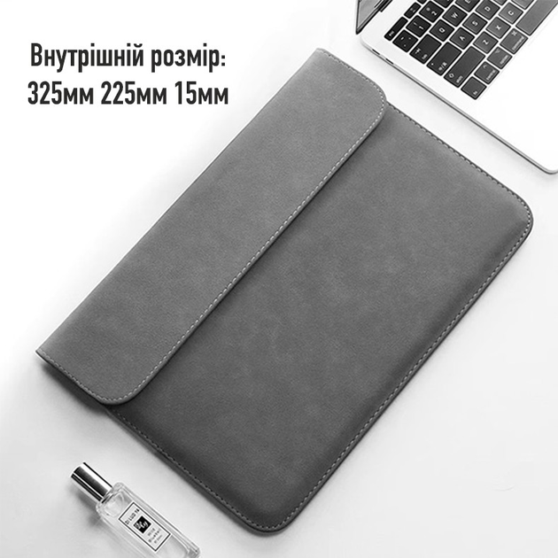 Чехол конверт на магните для ноутбука или планшета из эко-кожи для ...