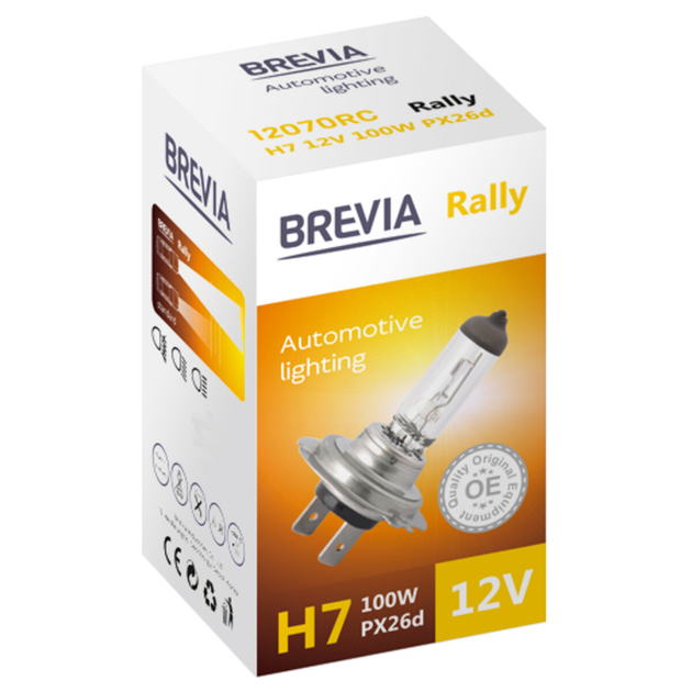 Галогеновая лампа Brevia H7 12V 100W PX26d Rally CP – фото, отзывы ...