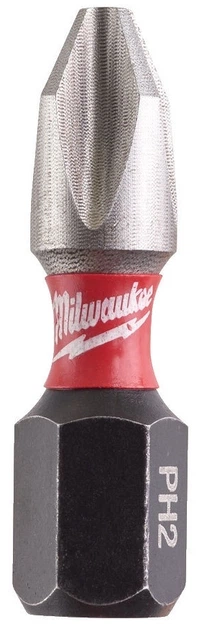 Бита SHOCKWAVE MILWAUKEE, PH2, 25мм, (25шт) (4932430853) – фото, отзывы ...