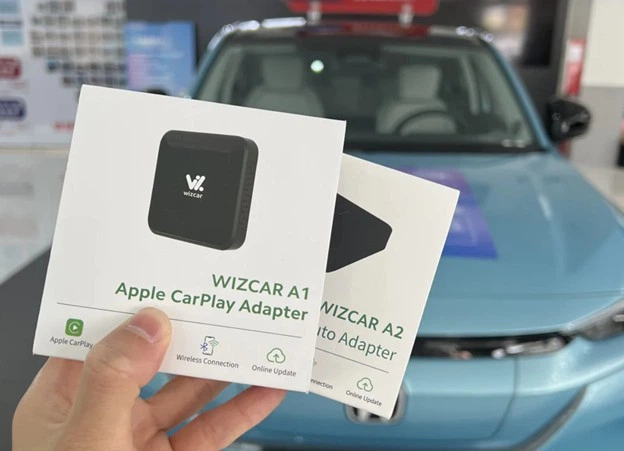 Універсальний адаптер WizCar A2 для бездротового перетворення Baidu Carlife+ в Android Auto ...