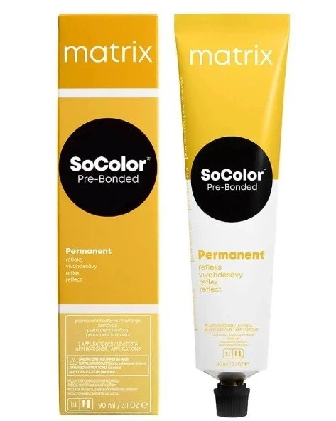 Стійка крем-фарба Matrix Socolor Pre-Bonded 5RR+ (5.66) Світлий шатен ...