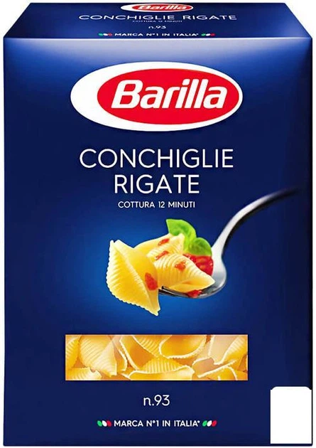 Макароны Conchiglie Rigate n.93 ТМ "Barilla" 500г (152301) от продавца ...