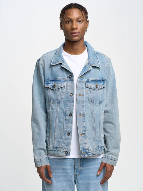 Куртка джинсова чоловіча Big Star Jacket 130187340 XXL Блакитна ...