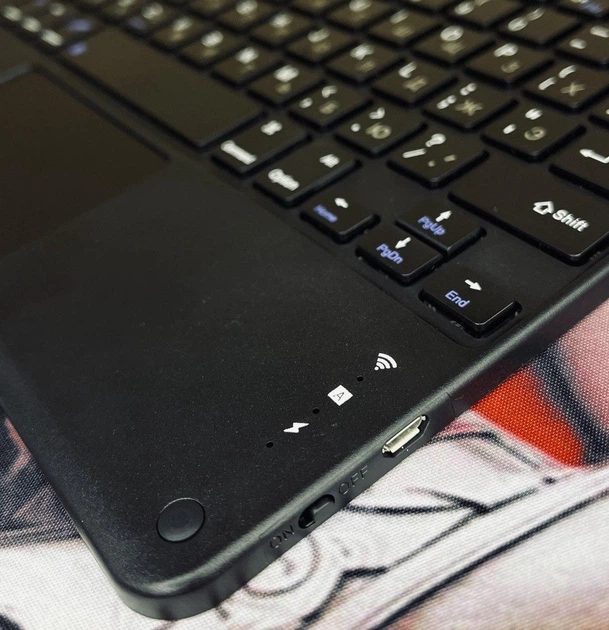 Бездротова клавіатура Primo KB01 Bluetooth з тачпадом - Black – фото ...