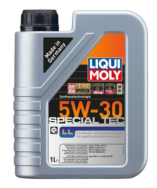 Моторное масло SAE 5W-30 SPECIAL TEC LL (API SL/CF, ACEA A3-04/B4-04 ...