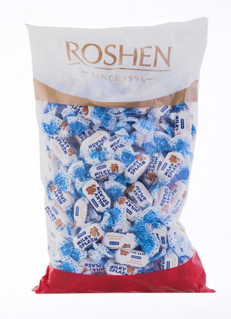 Ірис Roshen Milky Splash з молочною начинкою 1 кг – купить в Украине ...