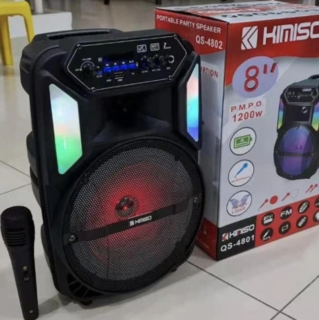 Бездротова портативна Bluetooth-колонка з мікрофоном KIMISO QS-4801 ...
