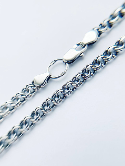 Серебряная цепочка ''Бисмарк'' 45см 1ч-056 от продавца: DeloSilver – в ...
