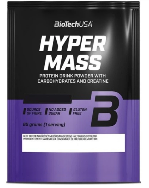Гейнер BioTech Hyper Mass 65 г Клубника – фото, отзывы, характеристики ...