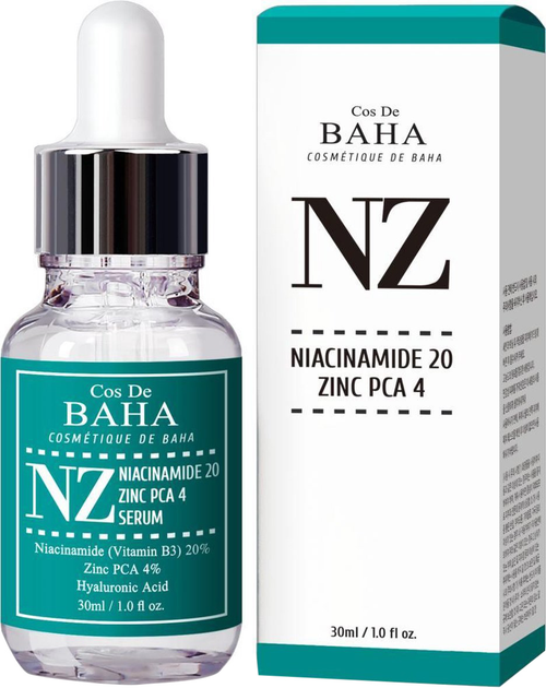 Сыворотка для лица Cos De BAHA Niacinamide 20% Zinc 4% Serum с ...