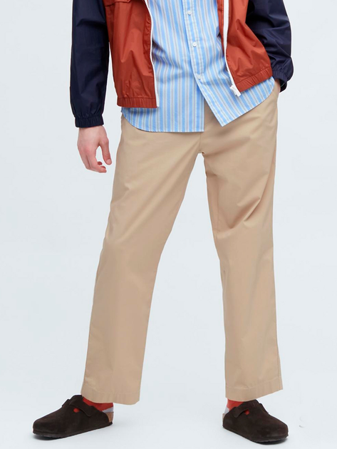 Штаны мужские Uniqlo 593710340 M Бежевые (1159787631) – Брендовая ...