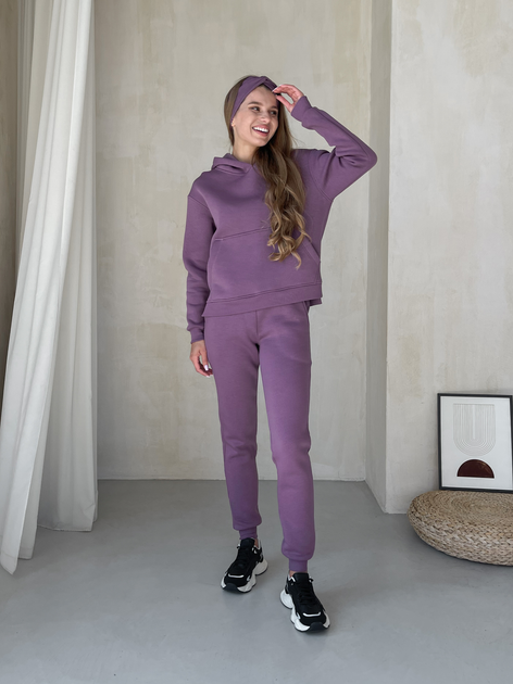 Спортивный костюм флисовый + солоха Merlini Нант 4XL-5XL Фиолетовый ...
