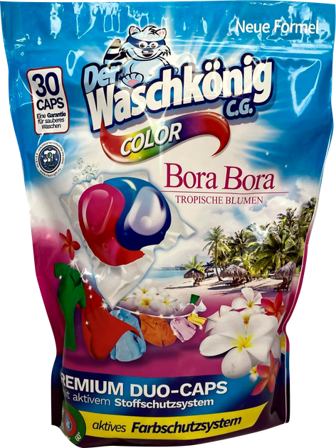 Капсулы для стирки Waschkonig Bora Bora Color 18 г х 30 шт ...