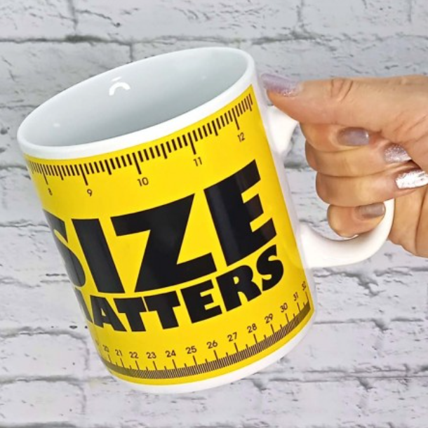 Кружка Гигант Size Matters (1л) ABC – купить онлайн на ROZETKA